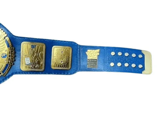WWF Block Logo Heavyweight Wrestling Championship Replica Title Belt ...