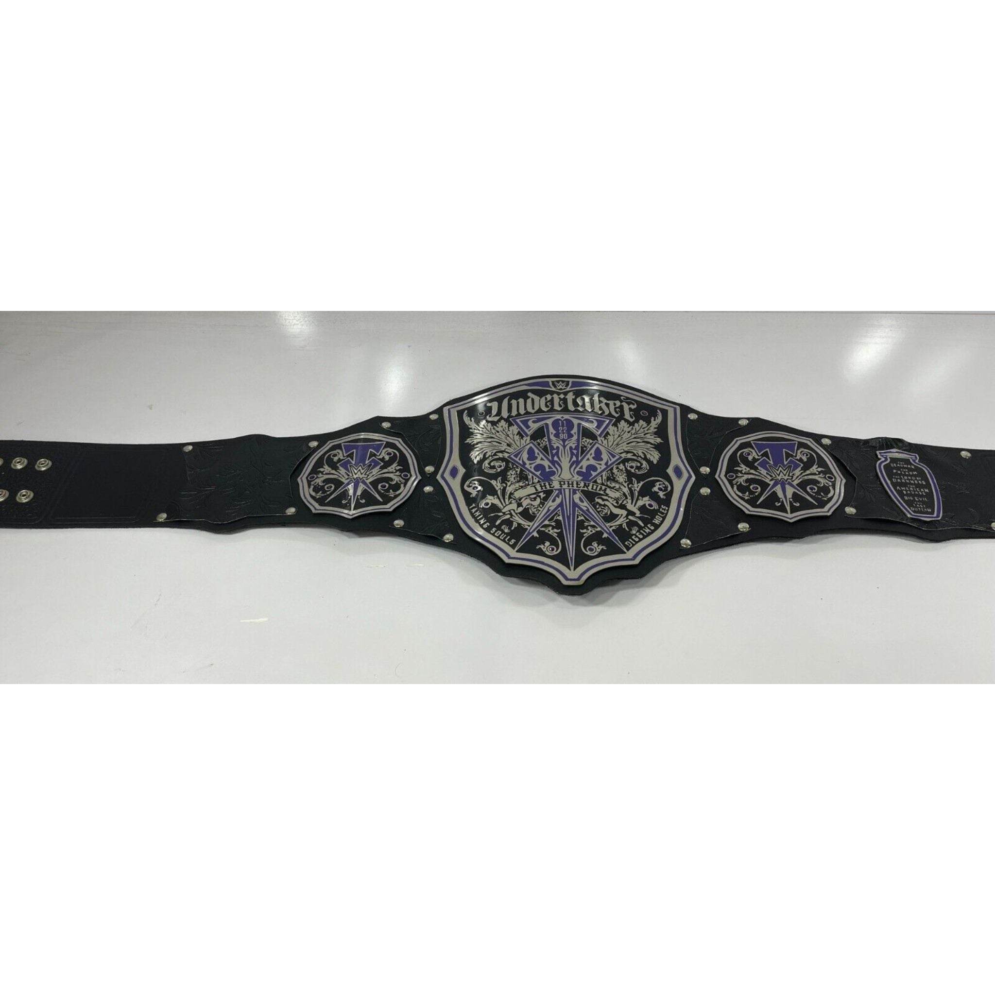 WWE Undertaker Limited Edition Replica Title Belt - WWF Belt