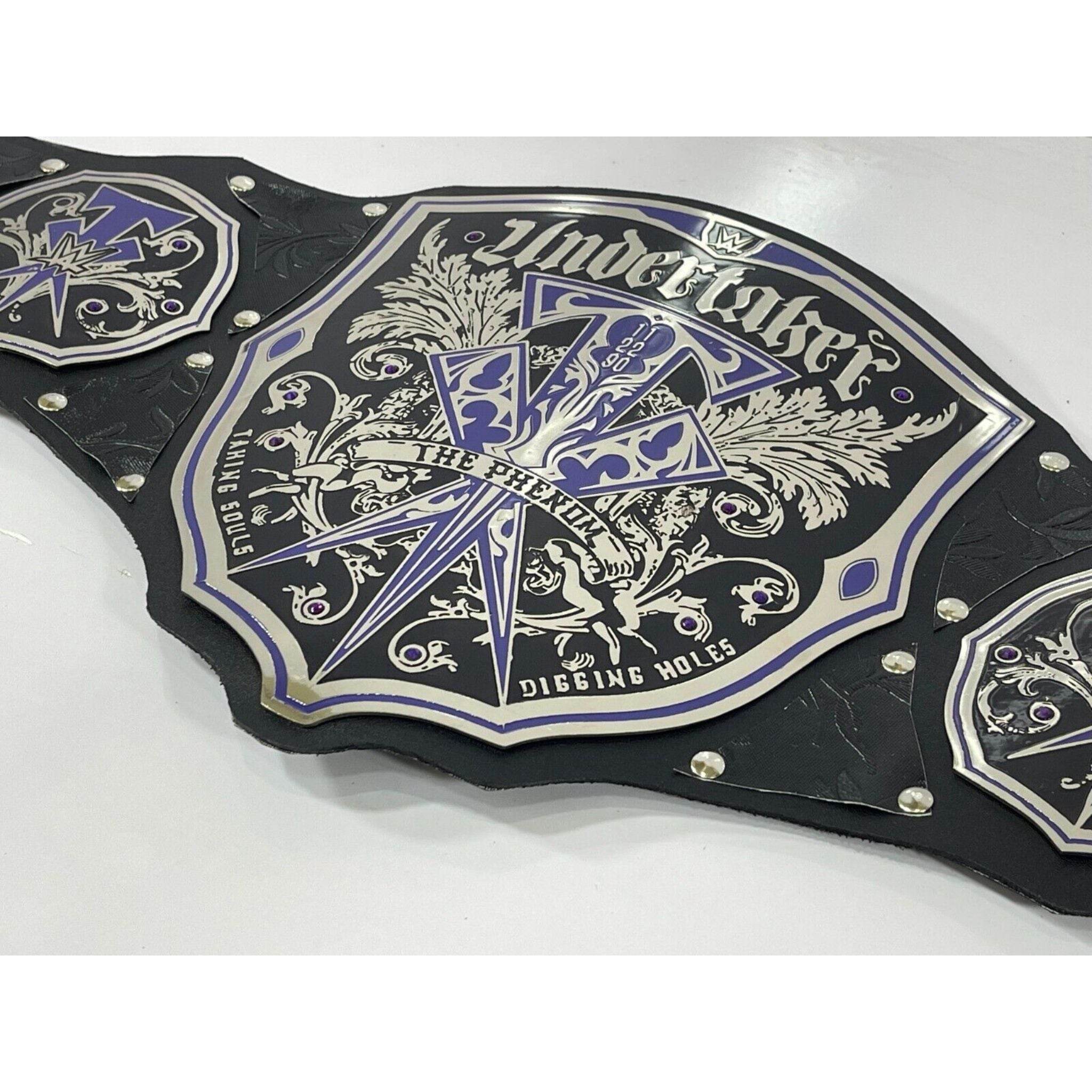 WWE Undertaker Limited Edition Replica Title Belt - WWF Belt