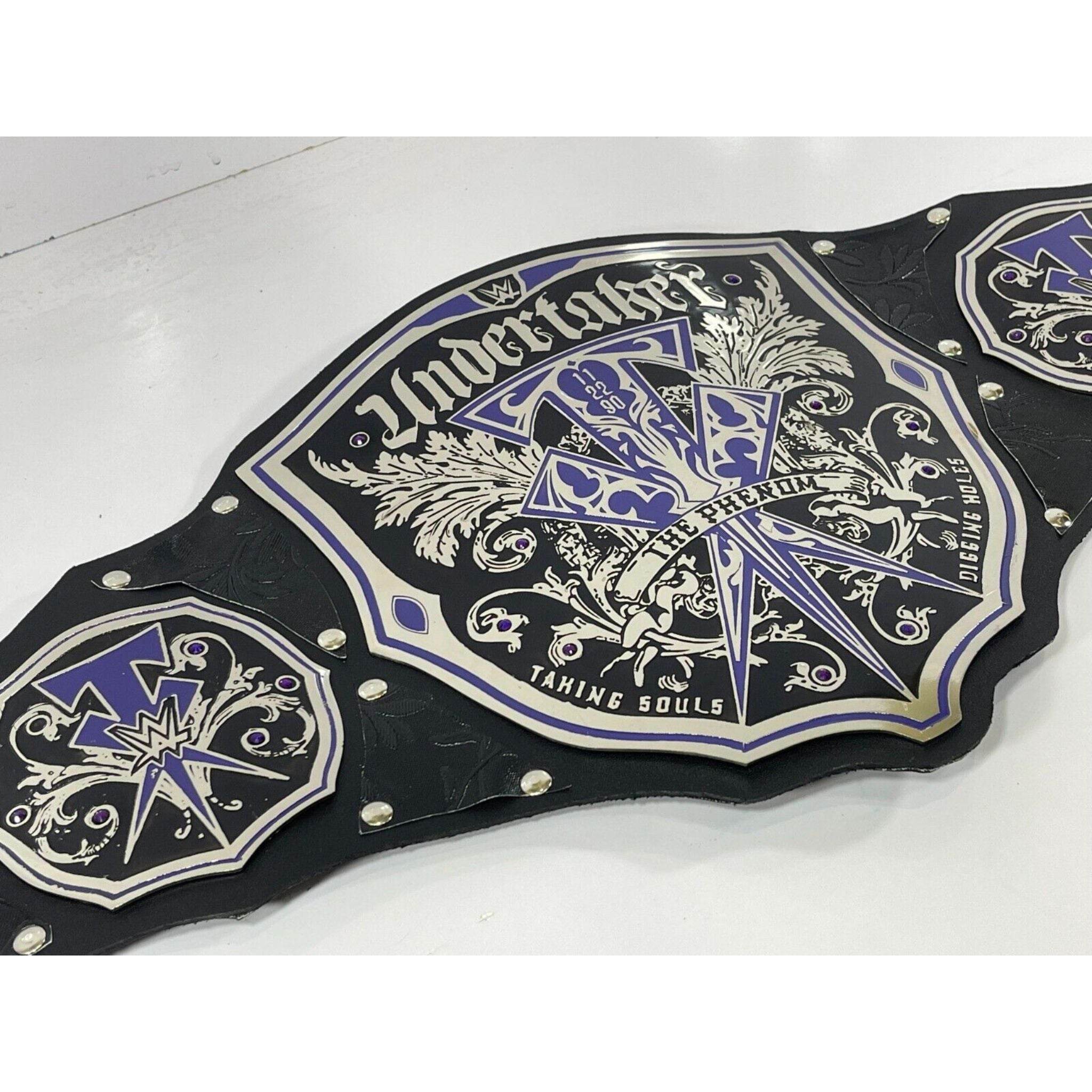 WWE Undertaker Limited Edition Replica Title Belt - WWF Belt
