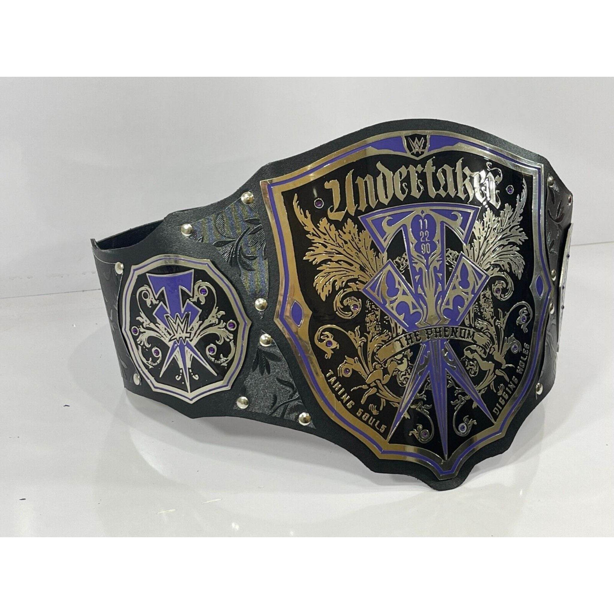 WWE Undertaker Limited Edition Replica Title Belt - WWF Belt